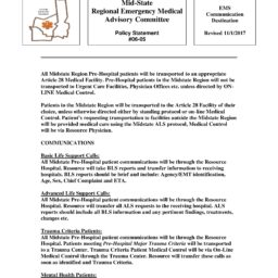 Policy Statements | Midstate EMS