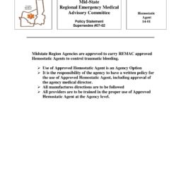 Policy Statements | Midstate EMS